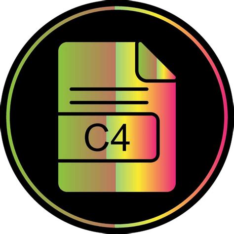 C4 File Format Glyph Due Color Icon Design 43820187 Vector Art At Vecteezy