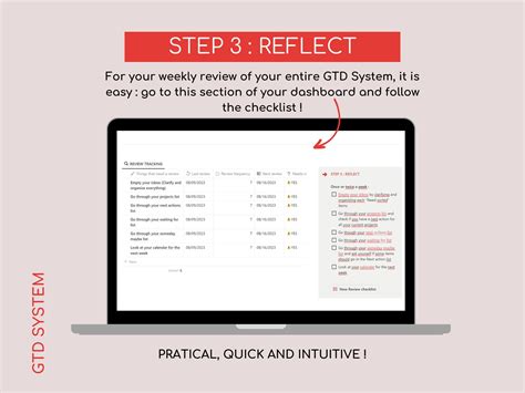 GTD Notion Template Getting Things Done GTD Templates Notion Planner GTD Digital Notions