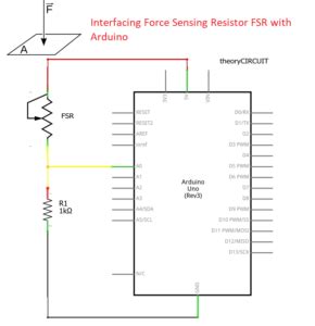 Interface Force Sensing Resistor FSR With Arduino