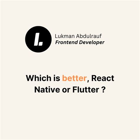 Mobiledevelopment Reactnative Flutter Techtrends