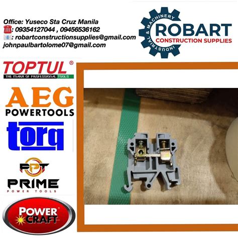 Terminal Block Din Rail Commercial Industrial Construction Tools Equipment On Carousell