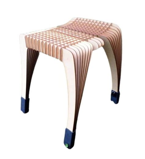 Parametric Stool Stool Cnc Dxf Files Cnc Furniture Stool Etsy Australia