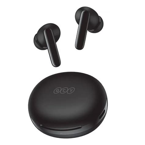 Fone De Ouvido Sem Fio Qcy T Luz Led Preto