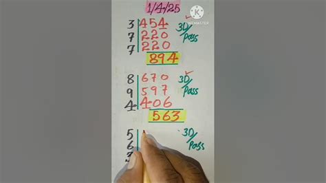 3d 01 04 2025 ၄ကြိမ်မြောက်အတွက် ဒဲ့ ဂဏန်း Youtube