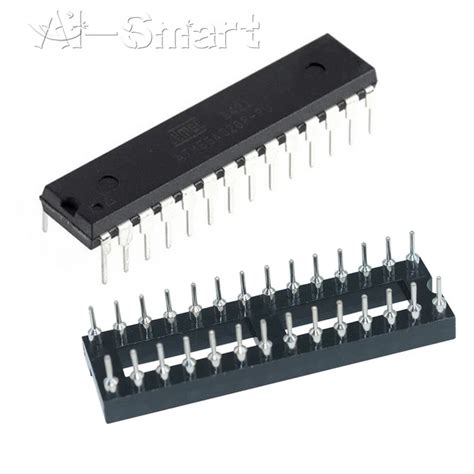 MicrocontrÔleur Ic Atmega328p Pu Atmega328p Dip28 Atmel Prise Ic étroite 28 Broches Eur 532