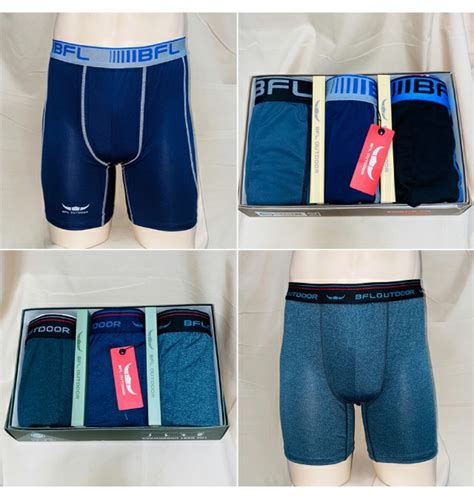 Bfl남자 롱드로즈팬티 3장세트 기능성스판 무지쫄사각 티몬