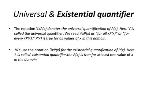 Predicate And Quantifier Ppt