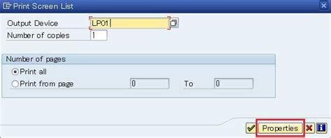Set Default Print Format For ABAP List