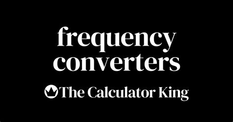 Calculate Frequency Unit Conversions