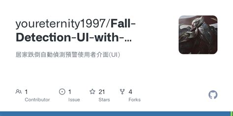 GitHub youreternity Fall Detection UI with YOLOv Python 居家跌倒自動偵測預警使用者介面 UI