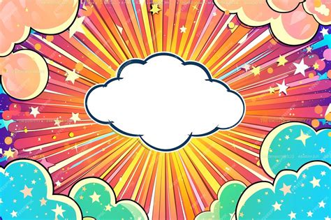 팝 아트 의 만화 만화 책 배경 프리미엄 Ai 생성 벡터