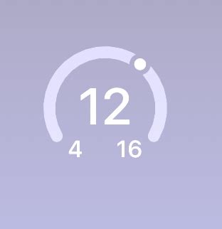 Swift How To Implement The Same IOS Lock Screen Circular Widget Myself Stack Overflow