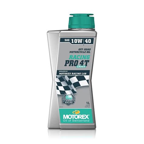 Motorex Racing Pro 4t 10w40 Cross 1l 4 Stroke Oil Moto House