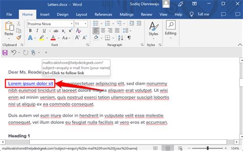 Cara Menambahkan Hyperlink Di Microsoft Word