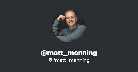 Mattmanning Instagram Linktree