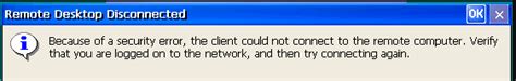 Remote Desktop Client Disconnects And Cannot Reconnect To The Same Session