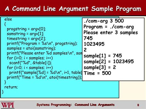 Ppt Command Line Arguments Powerpoint Presentation Free Download