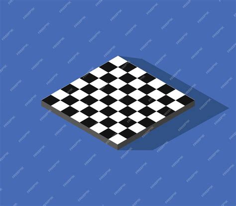 Premium Vector Isometric Chessboard
