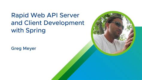 Rapid Web Api Server And Client Development With Spring Youtube