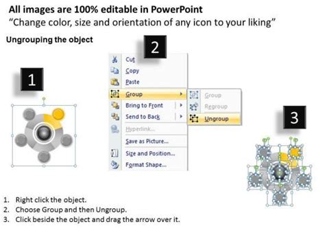 Free Business Charts Sequential Mixed Process Flow Diagram Stages PowerPoint Templates