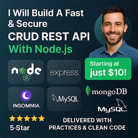 Create custom rest api with db and user auth by Designwithsafir | Fiverr