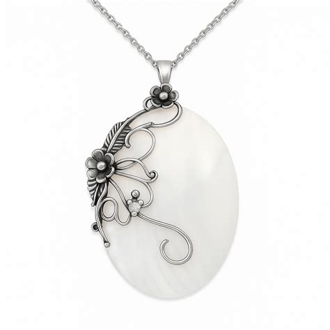 Shell Pendant 925 Sterling Silver