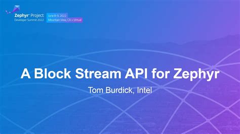 Zephyr Developer Summit Emerging Technologies Videos Zephyr Project