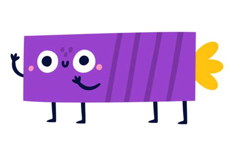 Funny Rectangle Geometrical Character Graphic By Vectorbum · Creative Fabrica