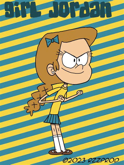 The Loud House Girls Drawings Day 12girl Jordan By Rzzarts On Deviantart