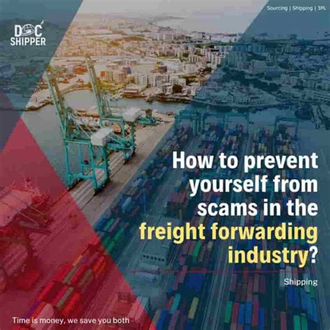 How To Prevent Yourself From Scams In The Freight Forwarding Industry Docshipper United Kingdom