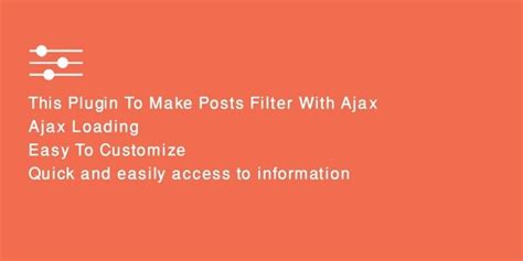 Ajax Posts Data Filter WordPress Plugin By Yasintechnology Codester