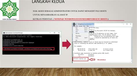 setting virtual host dengan apache xampp ppt