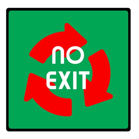 Download Exit Emergency Exit Circle Royalty Free Stock Illustration Image Pixabay