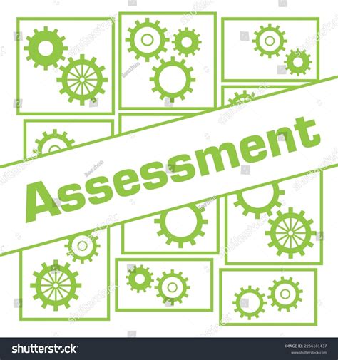 Assessment Concept Image Text Gear Symbols Stock Illustration 2256101437 Shutterstock