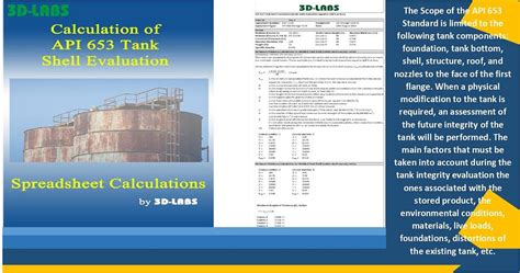 Calculation Of Api 653 Tank Shell Evaluation In Uk Abdul Khader Medium