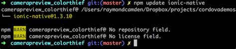 Checking And Updating Your Ionic Native Install