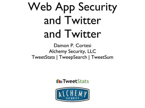 building secure twitter apps ppt