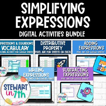 Simplifying Expressions Digital Activity Bundle By Stewart In Th