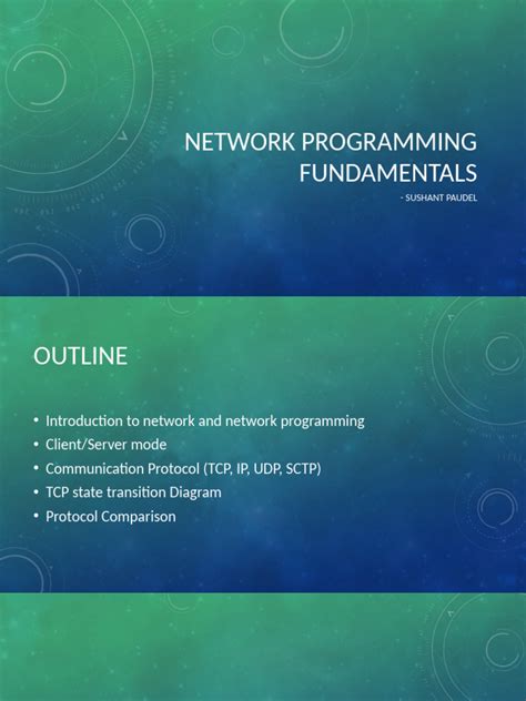 Network Programming Fundamentals Pdf Transmission Control Protocol Computer Network