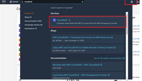 Aws Cloudshell 6 Quick Steps For Getting Started With Cloudshell Thinkcloudly