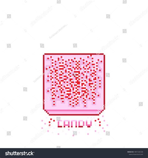 Pixel Candies Games Icons High Detailed Stock Vector Royalty Free