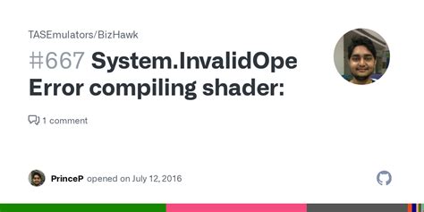 Systeminvalidoperationexception Error Compiling Shader · Issue 667 · Tasemulatorsbizhawk