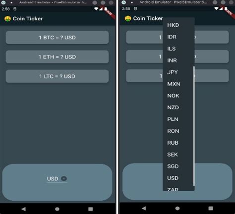 Bitcoin Ticker App Which Will Fetch You The Real Time Bitcoin Exchange Values Written In Flutter