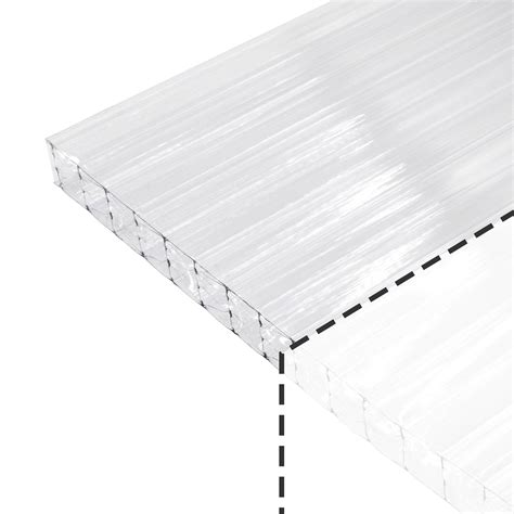 25mm Clear Polycarbonate Sheets Cut To Size Truly Pvc
