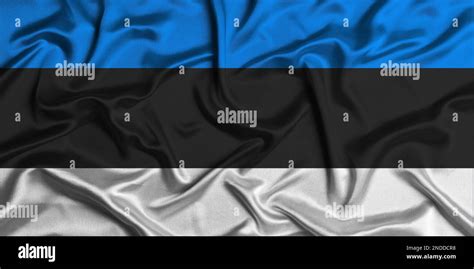An Illustration Design Of Silk Textile Eritrea Flag Background Stock