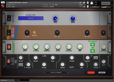 Knockout Drums Plugin Pusher