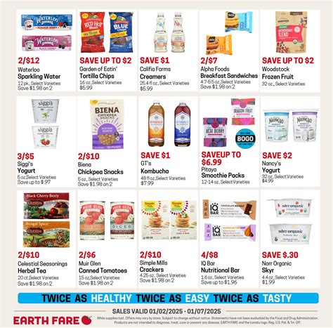 Earth Fare Weekly Ad Jan 02 Jan 07 2025