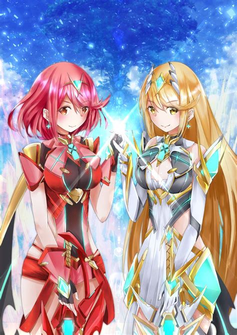 Xenoblade Chronicles 2 Pyra And Mythra Xenoblade Chronicles Xenoblade
