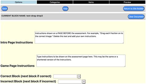 drag and drop assessment 7 gen blocks