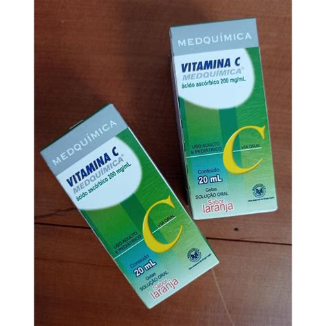 Vitamina C Em Gotas Mg Ml Shopee Brasil